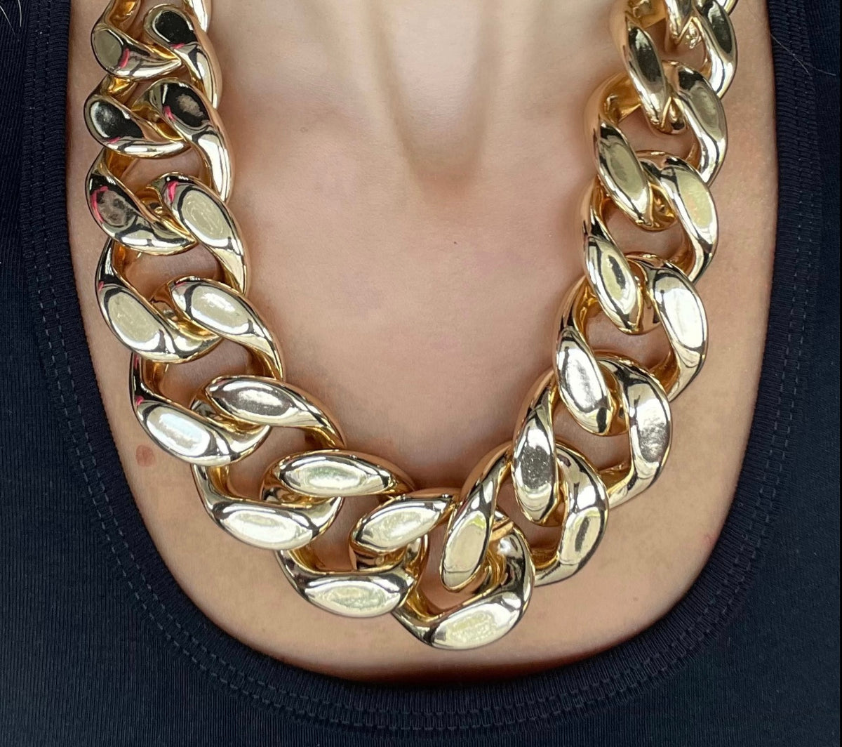 Large Cuban Link Chain Necklace – Raina's Rocks